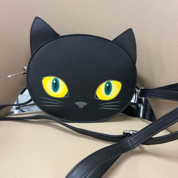 MAD Engine | Bags | Mad Engine Black Cat Crossbody Bag | Poshmark